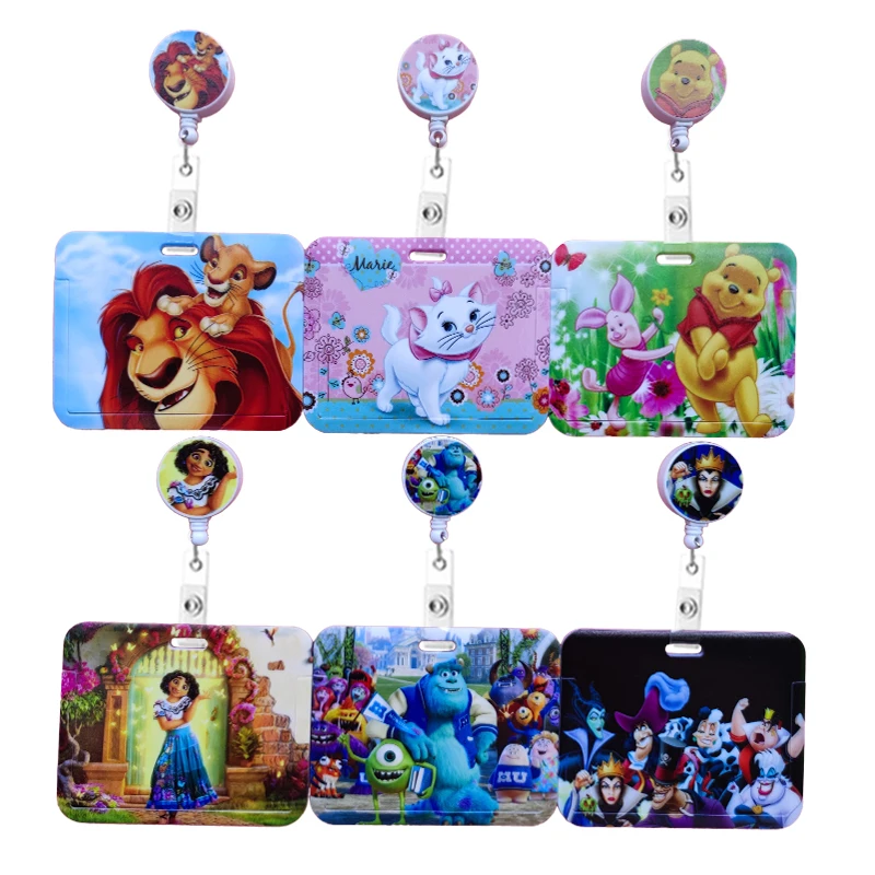 Disney Retractable Badge Reel With Nurse Card Holder Women Business ...