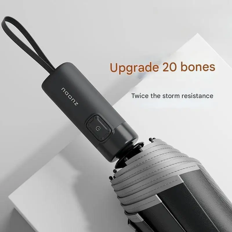 Fully Automatic Umbrella Super Strong Wind and Rain Resistant Extra ...