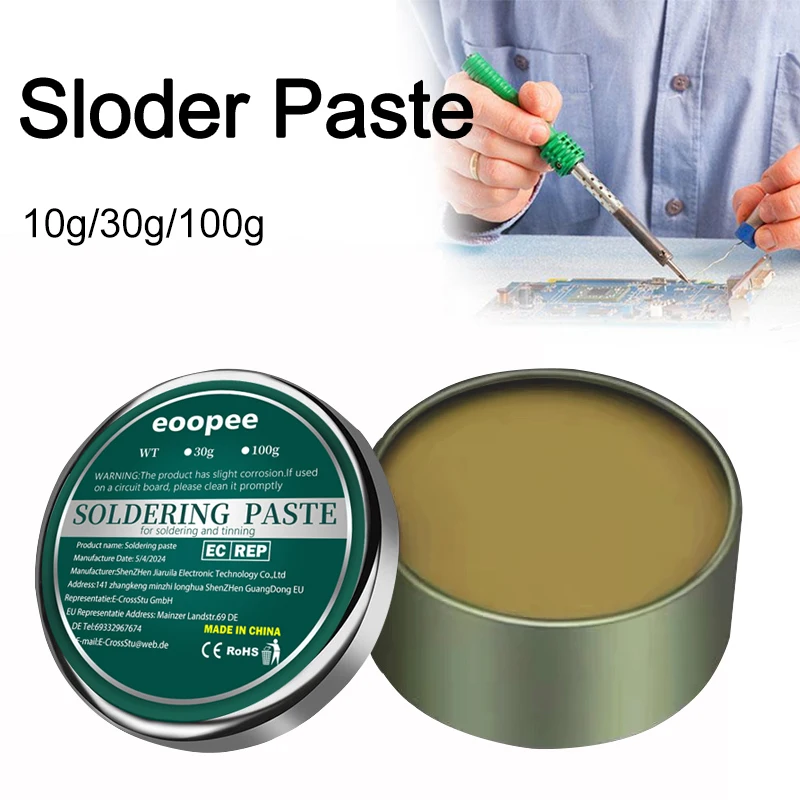 10-30-100g-Soldering-Flux-Lead-Free-Solder-Paste-Professional-Welding ...