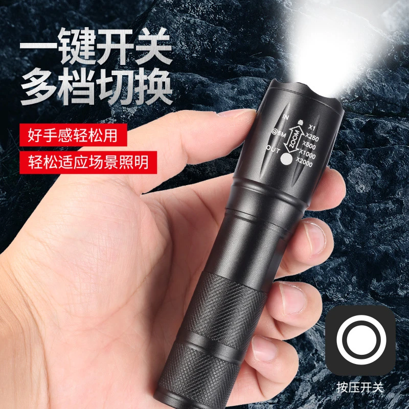 Hiking T6 Led Flashlight Q5 Mini Torch Lanterna Tactical Flashlight ...