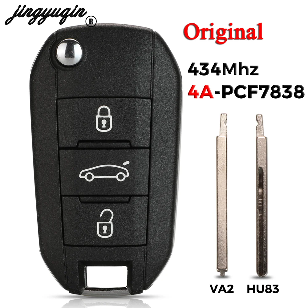 Jingyuqin Original For Citroen C4 C4l C-elysee Aircross C5 C6 Remote ...