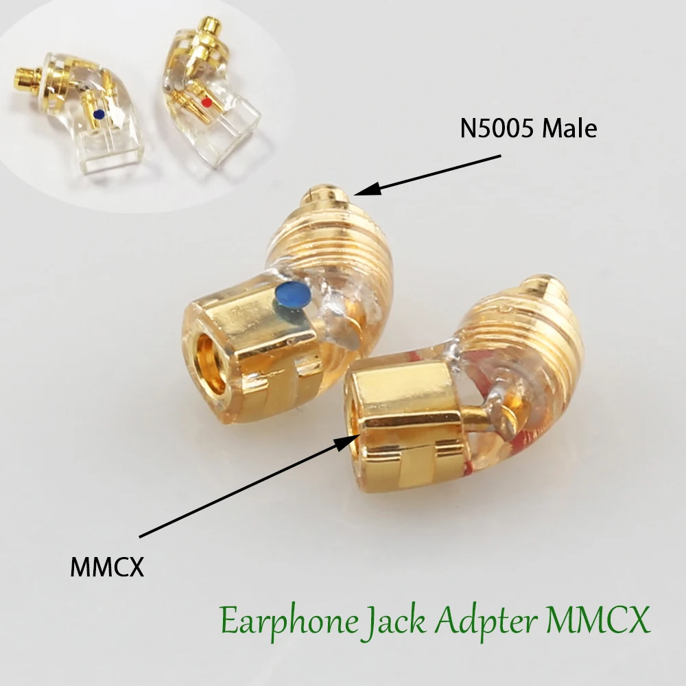 Earphone-Jack-Adpter-for-N5005-MMCX-2Pin-0-78mm-flat-Female-Converter ...