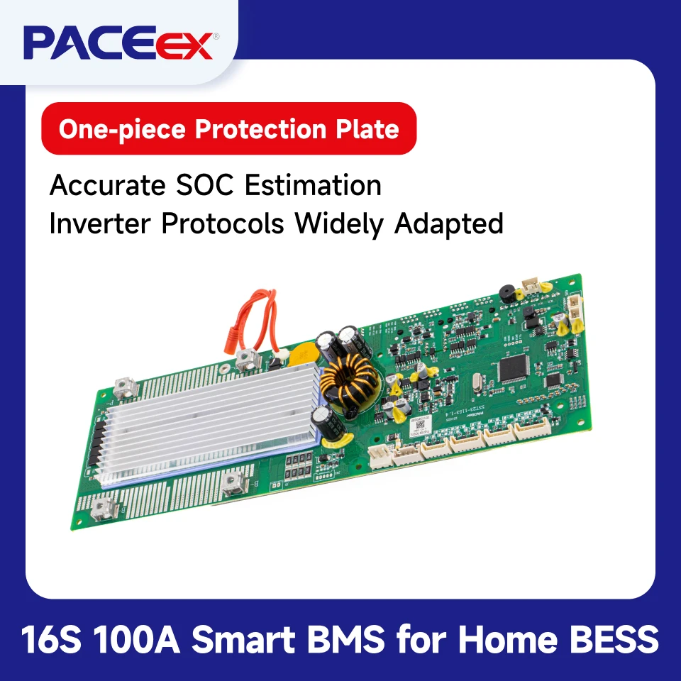 PACEex 16S 100A BMS With RS 485 Connectivity PACE BMS Lithium Battery ...