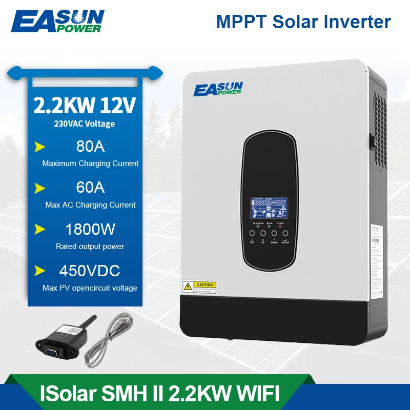 EASUN-POWER-2-2KVA-2000VA-Hybrid-Solar-Inverter-12V-220V-50-60Hz-Pure ...