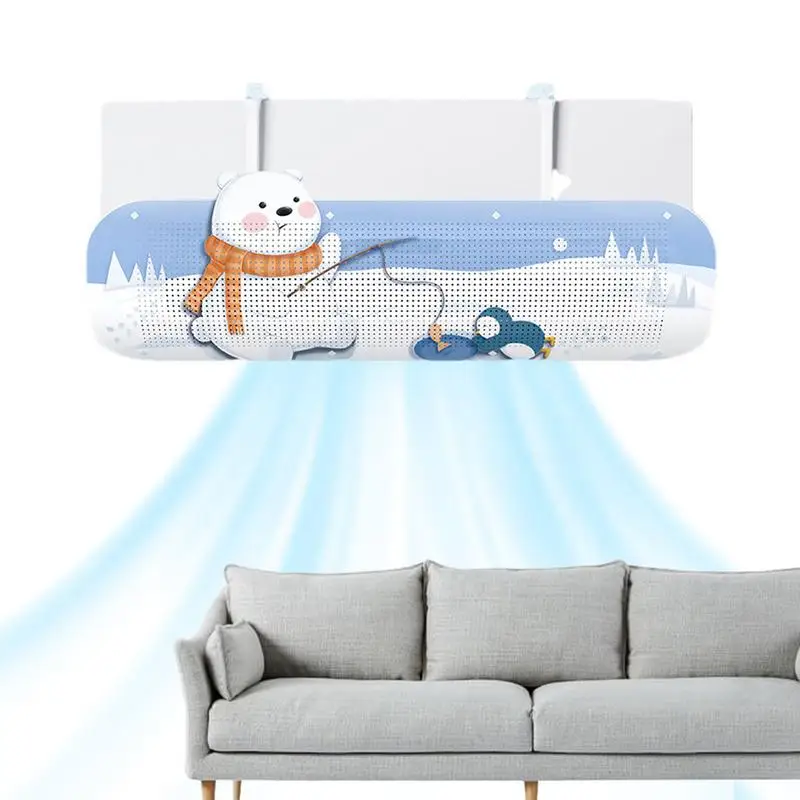 Air Conditioner Air Deflector Adjustable Air Conditioner Baffle Cute AC ...