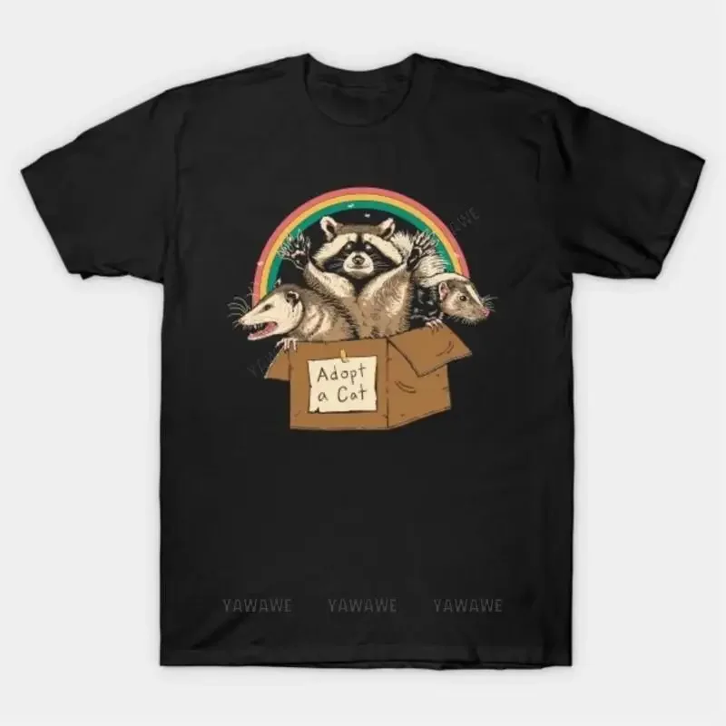 Adult-tee-tops-teenager-tee-shirt-Adopt-Forbidden-Cats-T-Shirt-brand ...