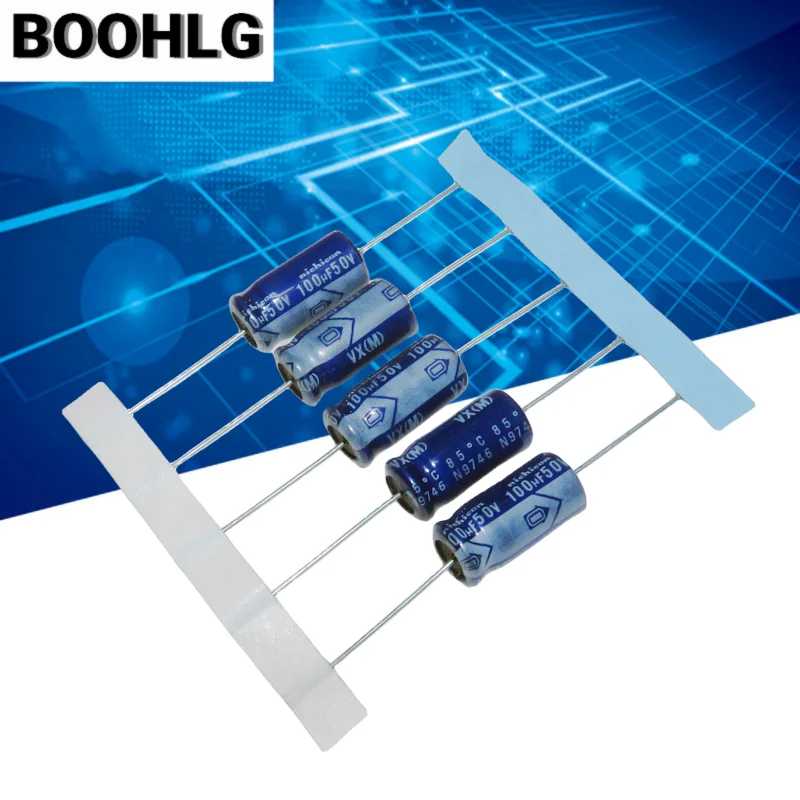 5PCS-Original-imported-axial-horizontal-electrolytic-capacitor-50V100UF ...