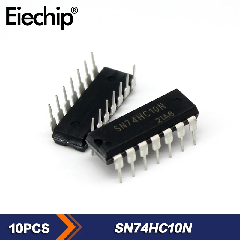 Circuito integrado logic IC Triple de 3 entradas, puerta NAND, IC original, 10 piezas, SN74HC10N ...