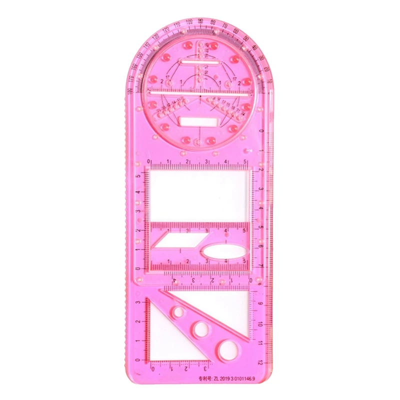 Regle - equerre,Règle géométrique multifonctionnelle,modèle de dessin ...