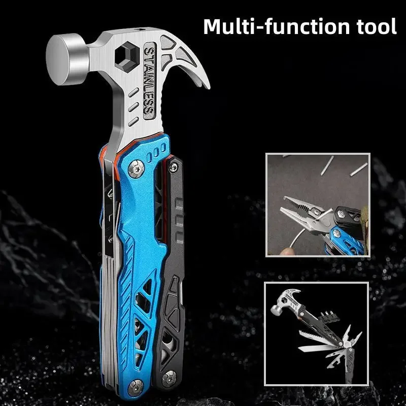 Outdoor-Multi-Functional-Hammer-Stainless-Steel-Folding-Hammer-Clamp ...