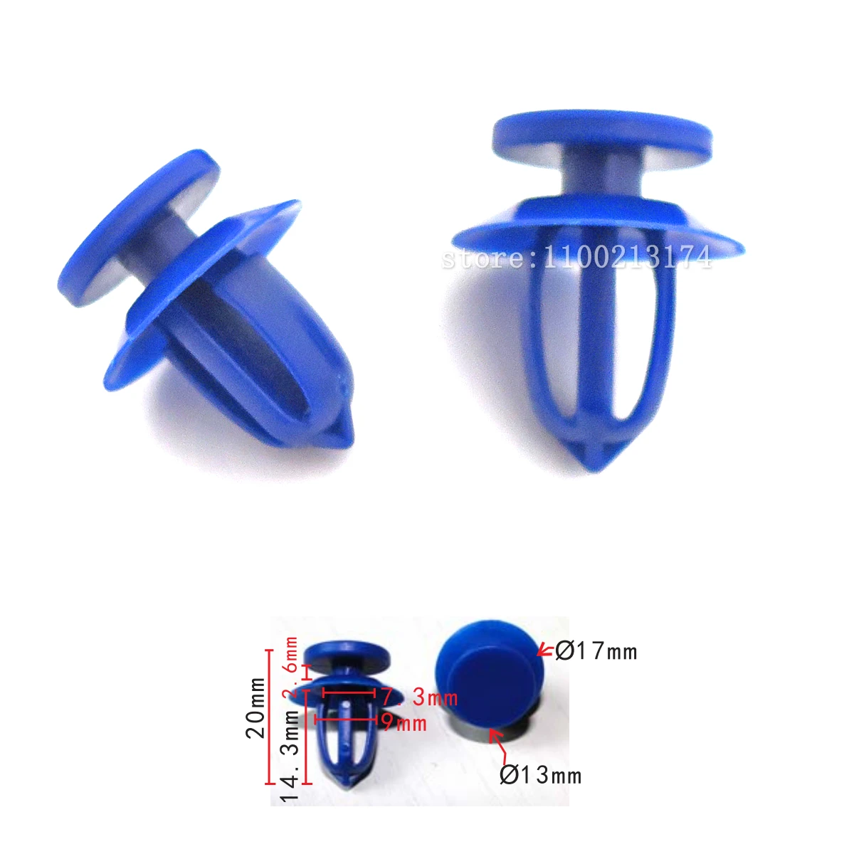 50-100-500x-OEM-Front-Door-Card-Clips-fasteners-Door-Trim-Panel ...