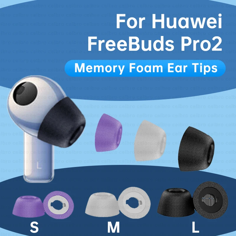 Shop Generic 3 2 1 Pairs Memory Foam Eartip For Huawei Freebuds Pro 2 ...