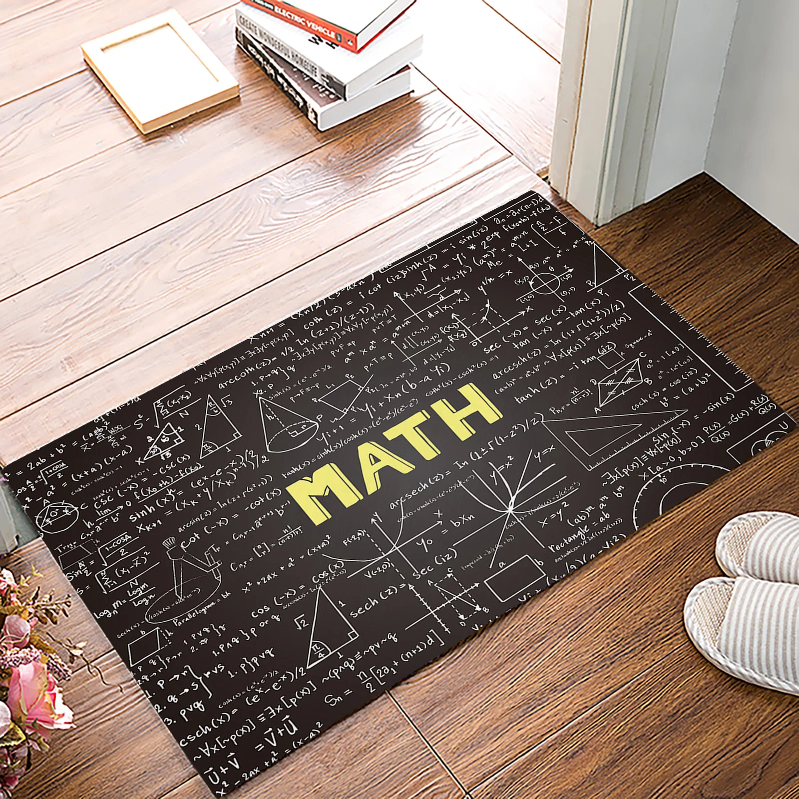 Math Equation Blackboard Doormat Home Protective Floor Mat Living Room ...