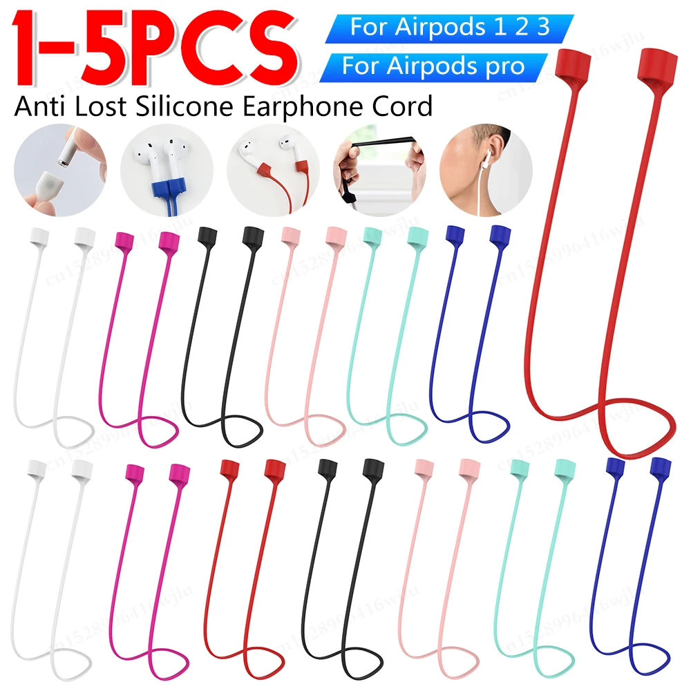 5-1PCS Wireless Magnetic Earphone Hanging Rope Cable For AirPods 3 2 1 ...