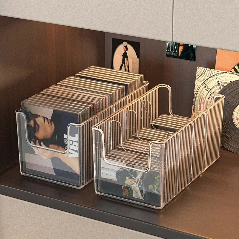 CD Disc Rack Desktop Disc Black Vinyl Record Magnetic Tape Display ...