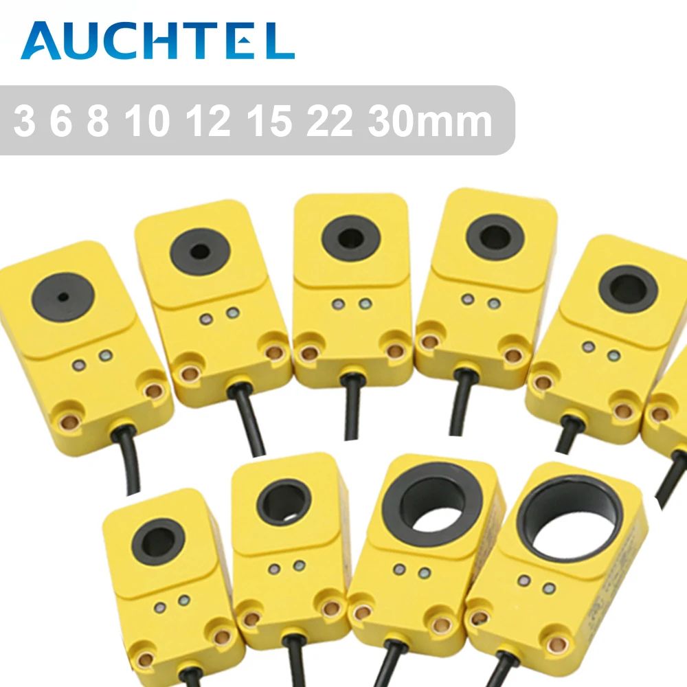 AUCHTEL-Ring-Inductive-Proximity-Switch-3-6-8-10-12-15-22-30mm-Screw ...