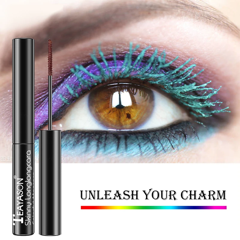 Colorful-Mascara-Diamond-Glitter-Eyelash-Extension-Cream-White-Red ...