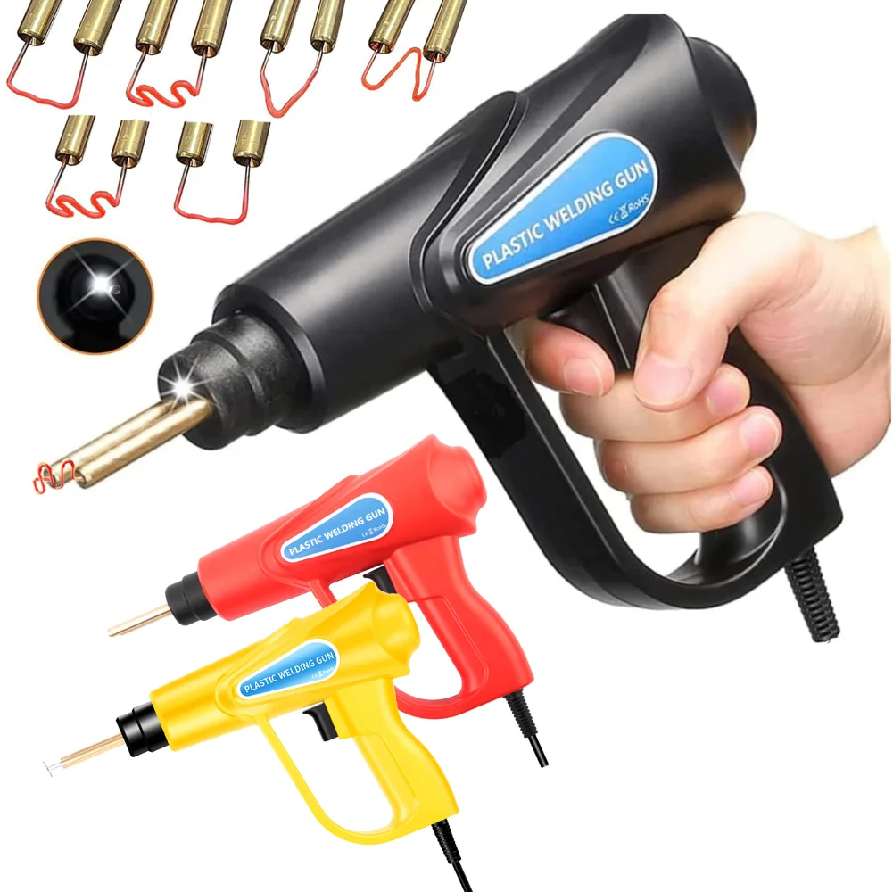 HOT Plastic Welder Heat Gun Hot Stapler Plastic Welding Machine Bumper ...