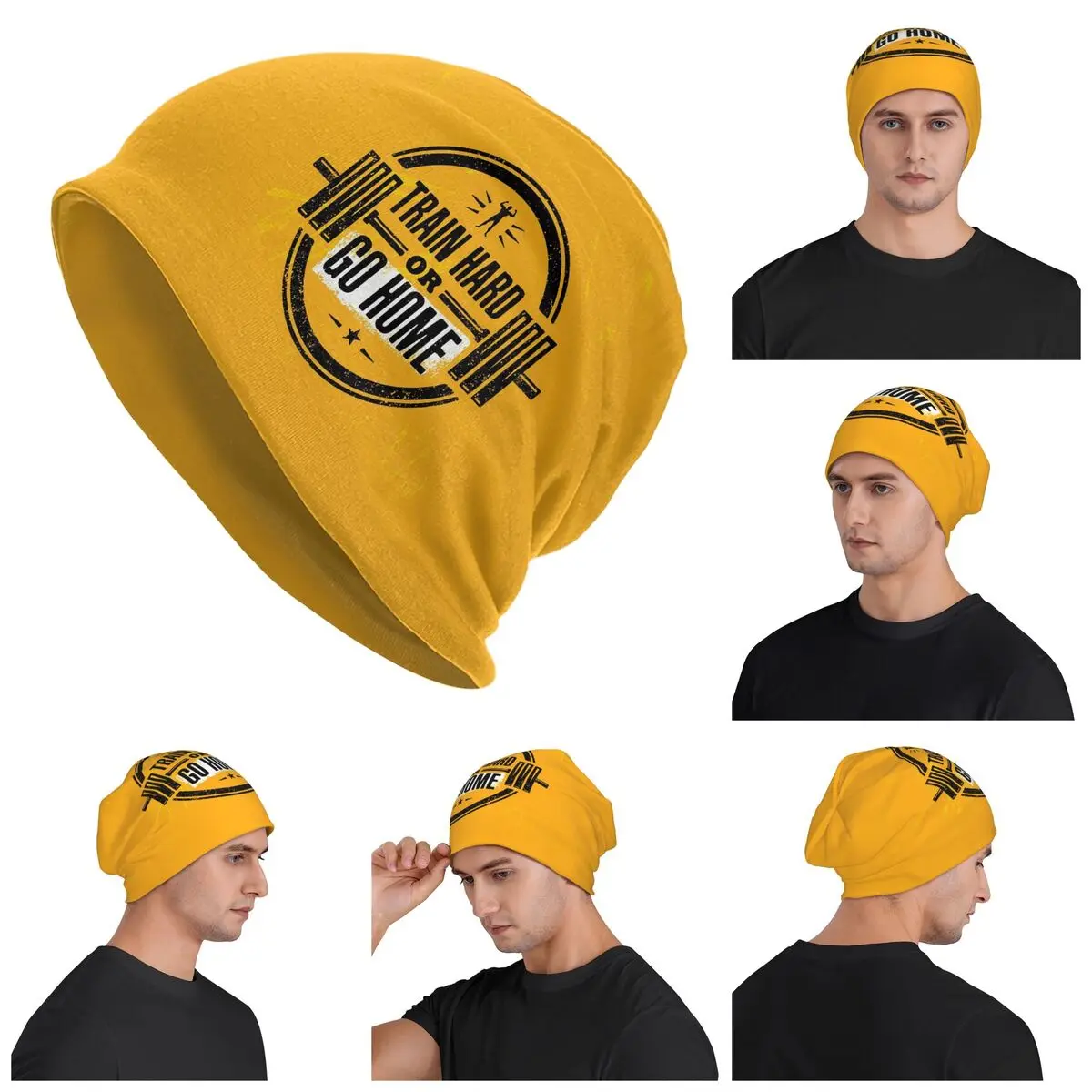 Gym Sport Bodybuilding Workout Motivational Quote Unisex Beanies Caps ...