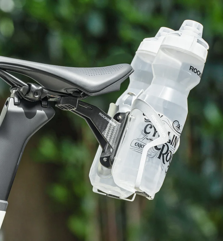 ROCKBROS PP5 Plastic Bicycle Water Bottle and Holder Outdoor Running ...