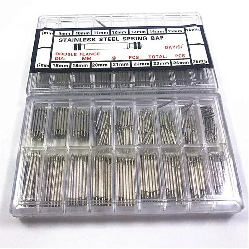 360pcs-Set-Stainless-Steel-Metal-Spring-Bars-V4-Watchband-Pins-8mm-25mm ...