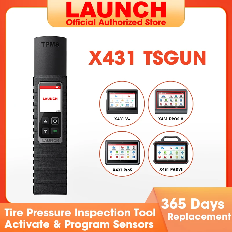 LAUNCH-X431-TSGUN-TPMS-Tools-Obd2-Scanner-Car-Tire-Pressure-Inspection ...