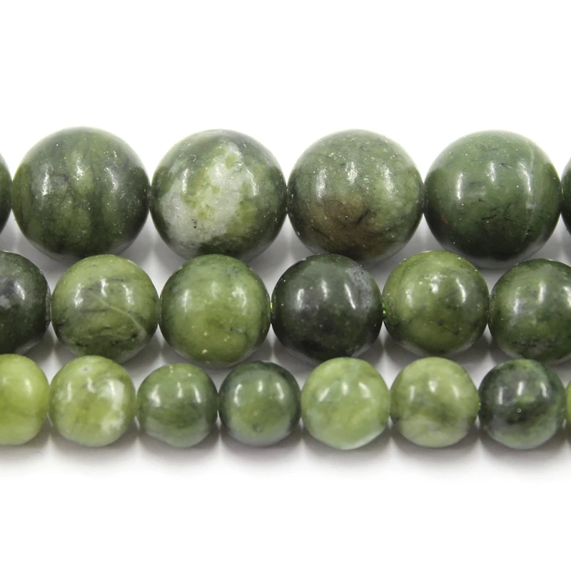Natural-Chinese-Jade-4-6-8-10-12MM-Polish-Smooth-Round-Loose-Strand ...