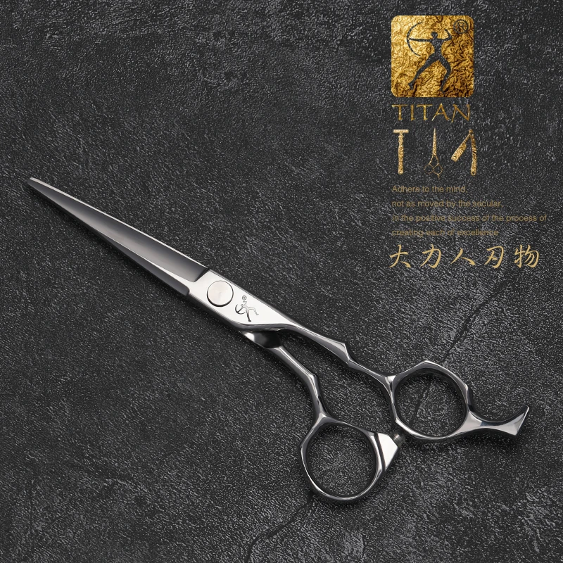 TITAN cut hair scissors professional barber hairdressing scissors ...