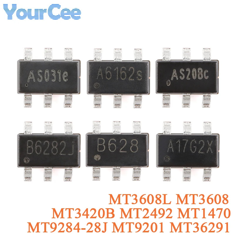20Pcs-MT9284-28J-MT9201-MT36291-MT3608L-MT3608-MT3420B-MT2492-MT1470 ...