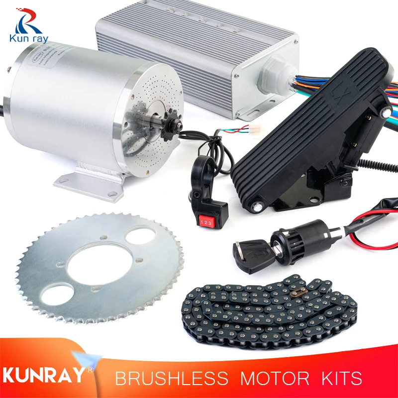 Kit Electric Motor Scooter 72V brushless motor 3000w | Electric Bike Brushless Motor - Electric ...