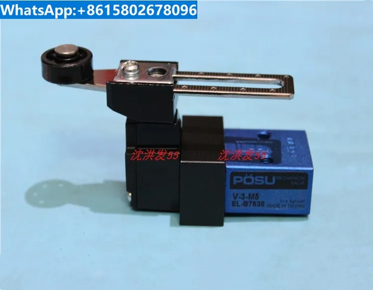 Mechanical-valve-V-3-M5-roller-switch-POSU-Pneumatic-valve-V-3-M5-cam ...