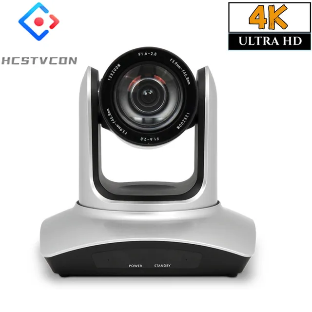 4K Conference PTZ Camera 12x Zoom Live Streaming USB3.0 HDMI for ...