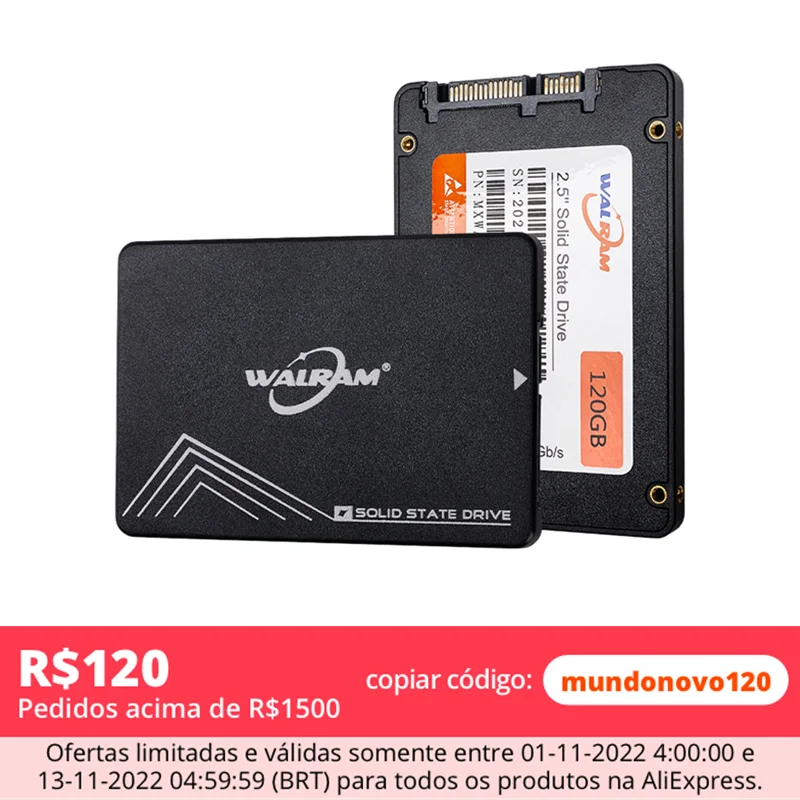 Walram Disco de disco rígido de ssd 120 gb 240 gb 256gb 480gb ssd 1tb ...