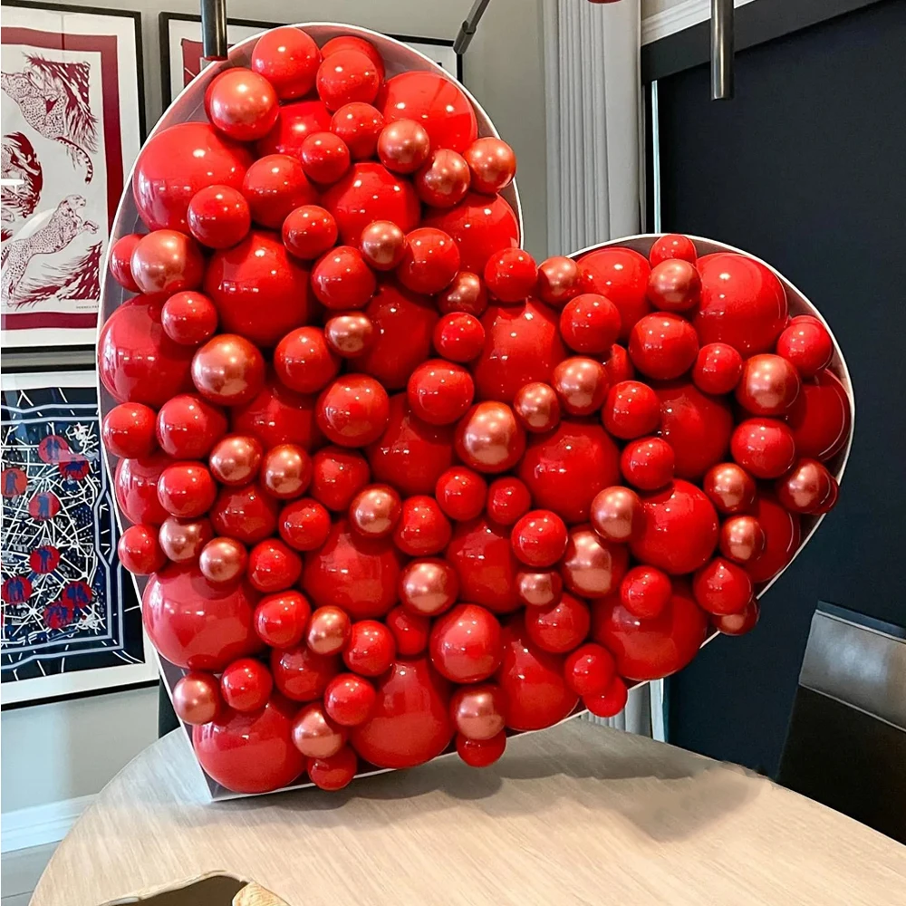 Big-Love-Heart-Mosaic-DIY-Giant-Balloon-Frame-Valentines-Day-Stand ...