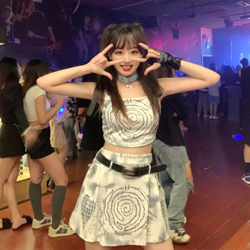 Ropa de k pop Idol para mujer, trajes de concierto Y2k, traje de ...