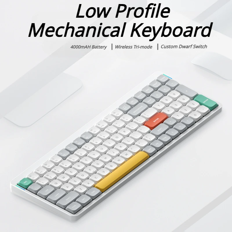 ECHOME-Wireless-Low-Profile-Mechanical-Keyboard-RGB-Hot-swap-Dwarf ...