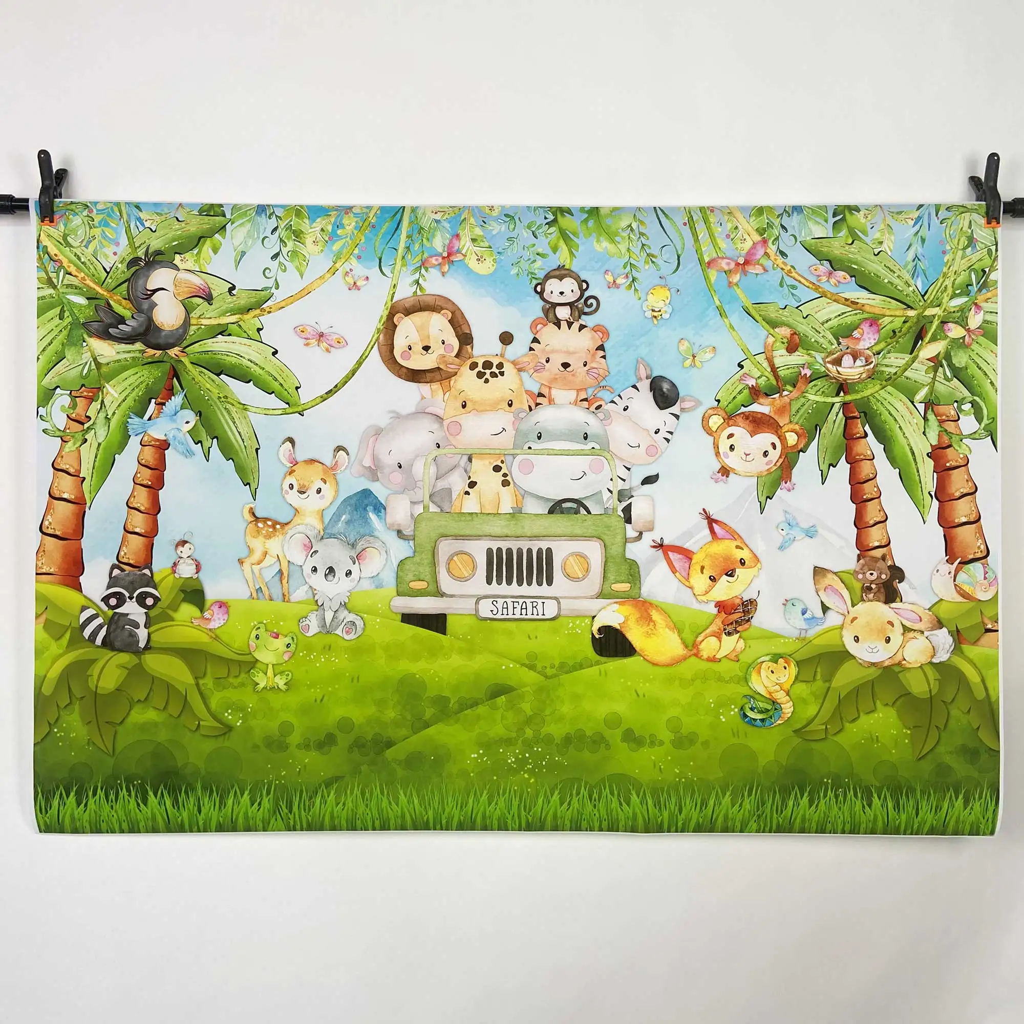 Safari Kids Background