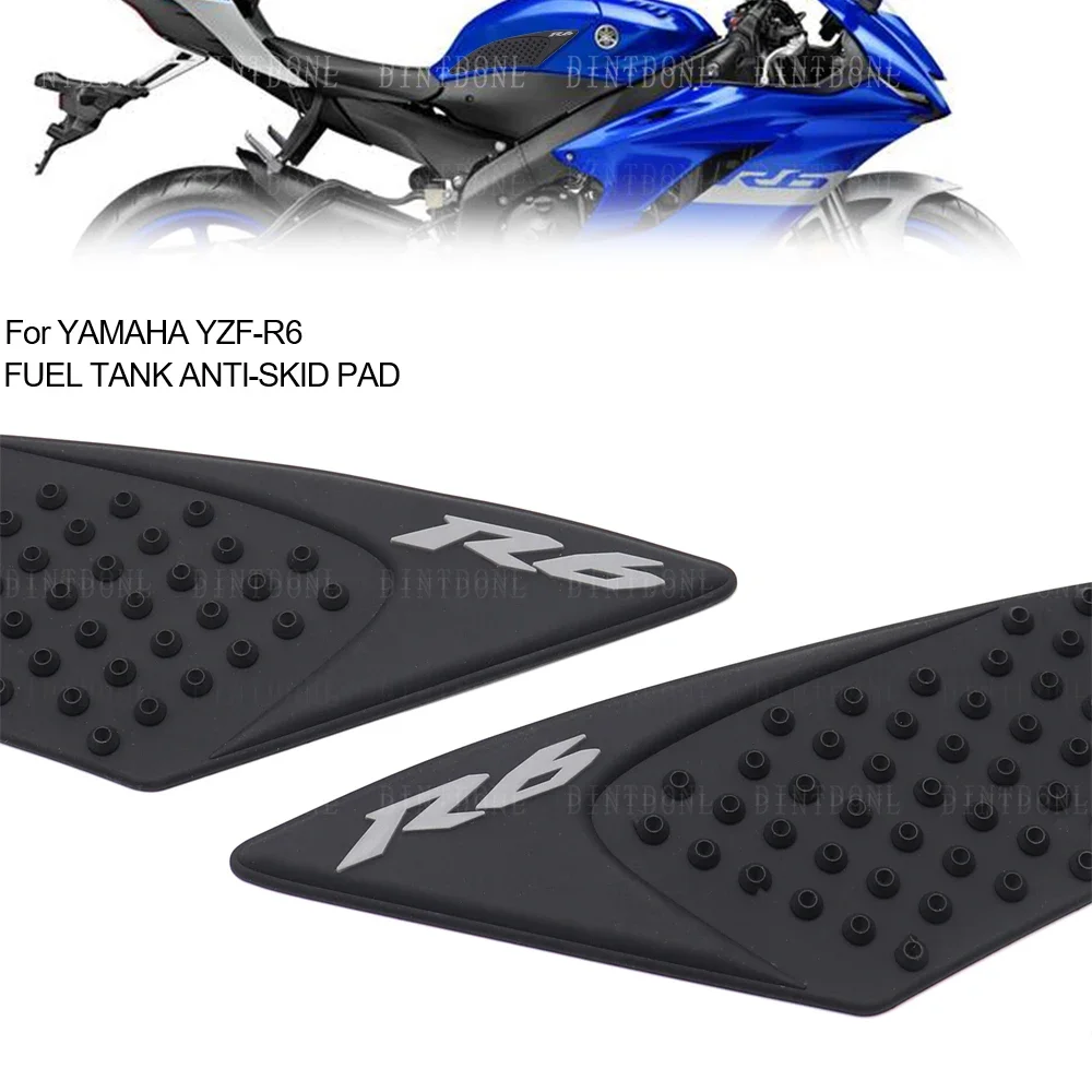 Tank-Traction-Pads-For-YAMAHA-YZF-R6-2006-2020-Motorcycle-Gas-Knee-Grip ...