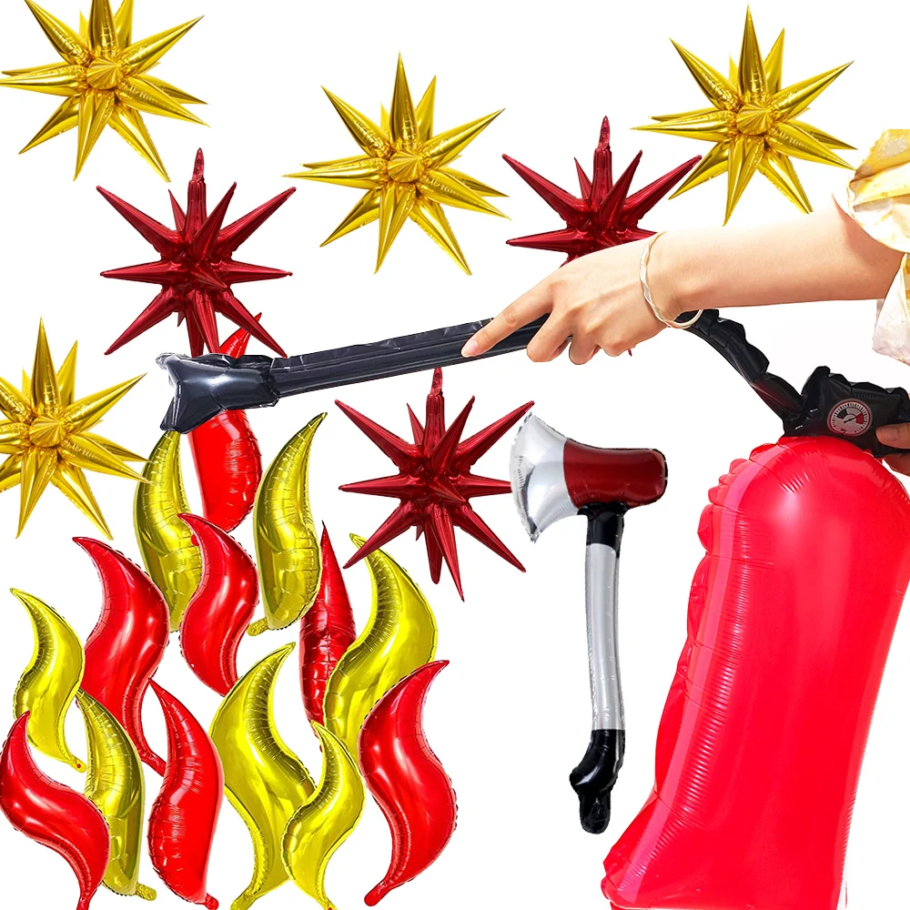 Fire-Extinguisher-Shapes-Balloons-Inflatables-Aluminum-Foil-Balloon ...
