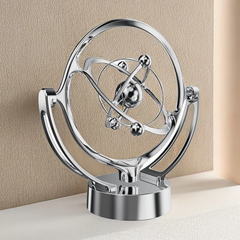 USB Powered Perpetual Motion Desk Decor Rotating Magnetic Swing ...