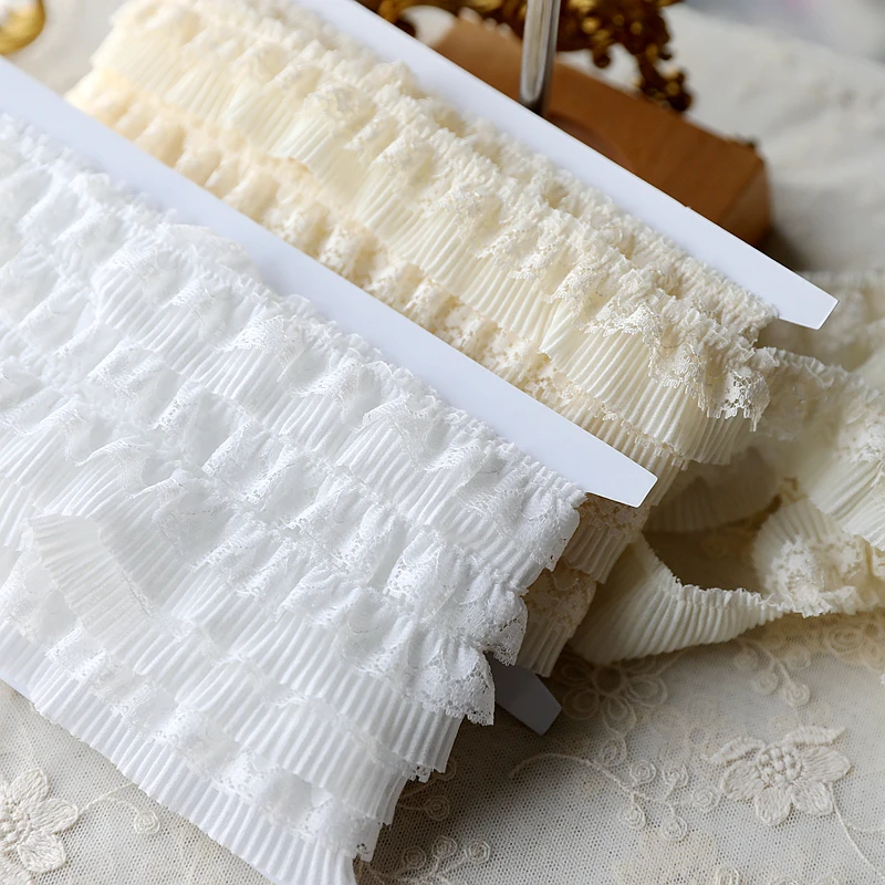 1-meter-Double-fold-lace-Frilled-Embroidery-Cloth-Lace-Trim-for-DIY ...