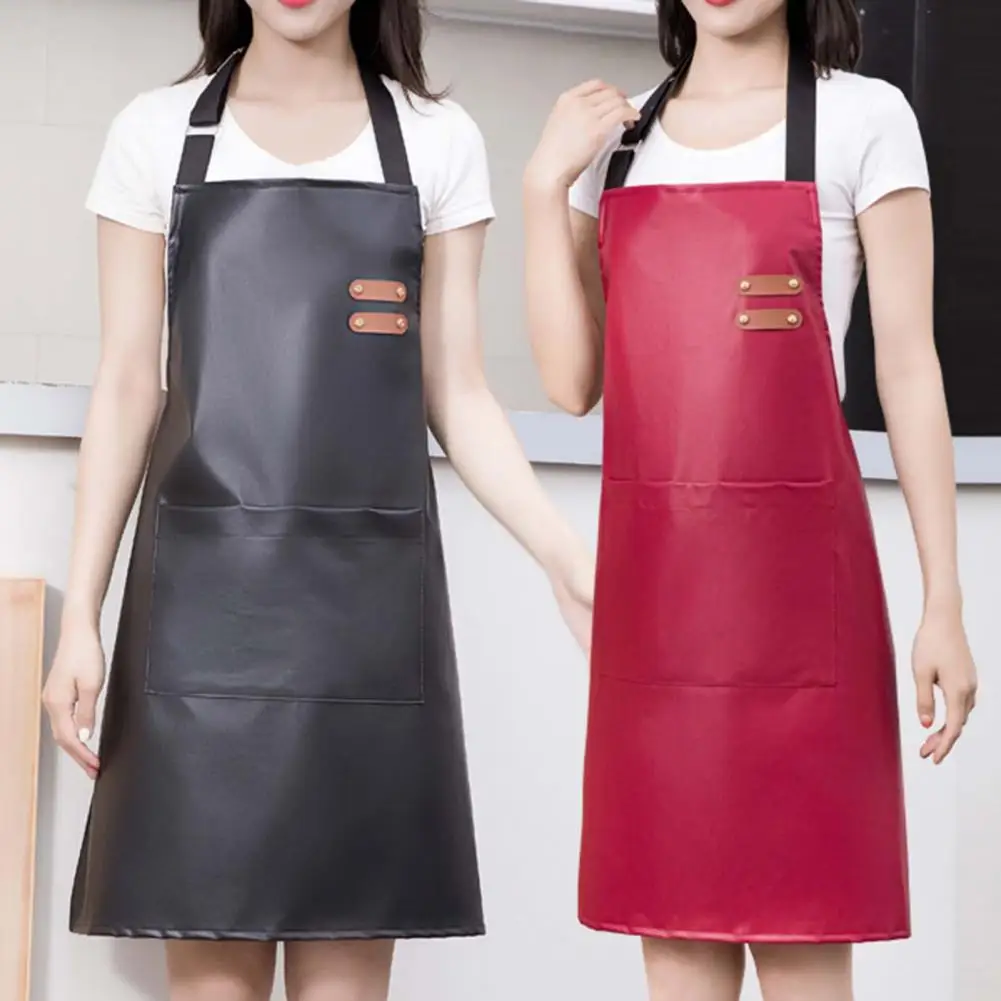 Waterproof-Apron-Adjustable-Neck-Strap-Apron-Durable-Waterproof-Kitchen ...