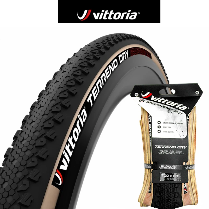 New Vittoria Terreno Dry 700x38 Bike Tires Foldable Tubeless tire of ...