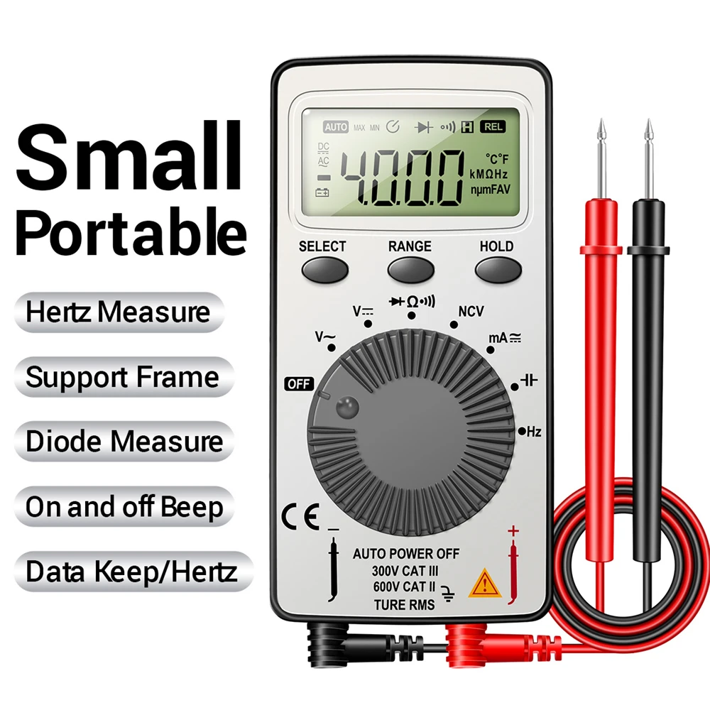 ANENG-AN101-Mini-Digital-Multimeter-Multimetro-Tester-DC-AC-Voltage ...