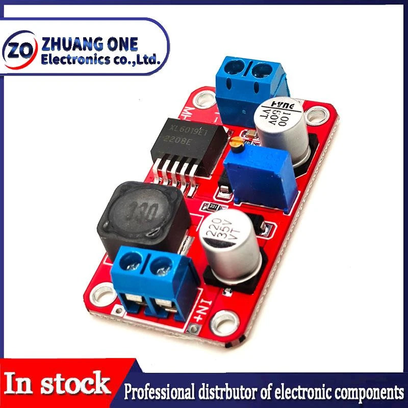 5a Dc-dc Step Up Power Module Boost Volt Converter 3.3v-35v To 5v 6v 9v 12v 24v Xl6019 ...