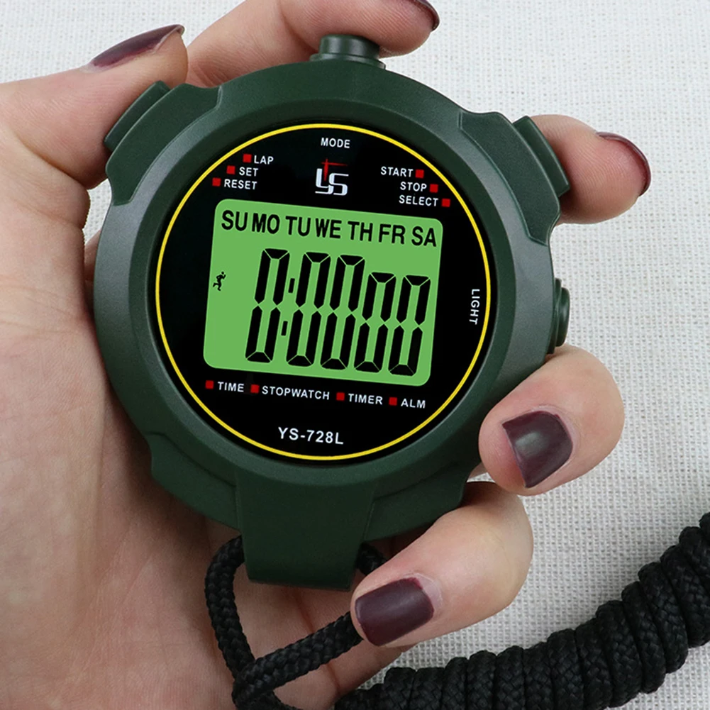 Multifunctional Stopwatch Counter Waterproof Chronometer Handheld ...