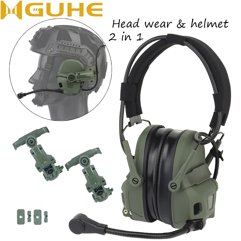 Military-Tactical-Headphones-Airsoft-Shooting-Noise-Canceling ...