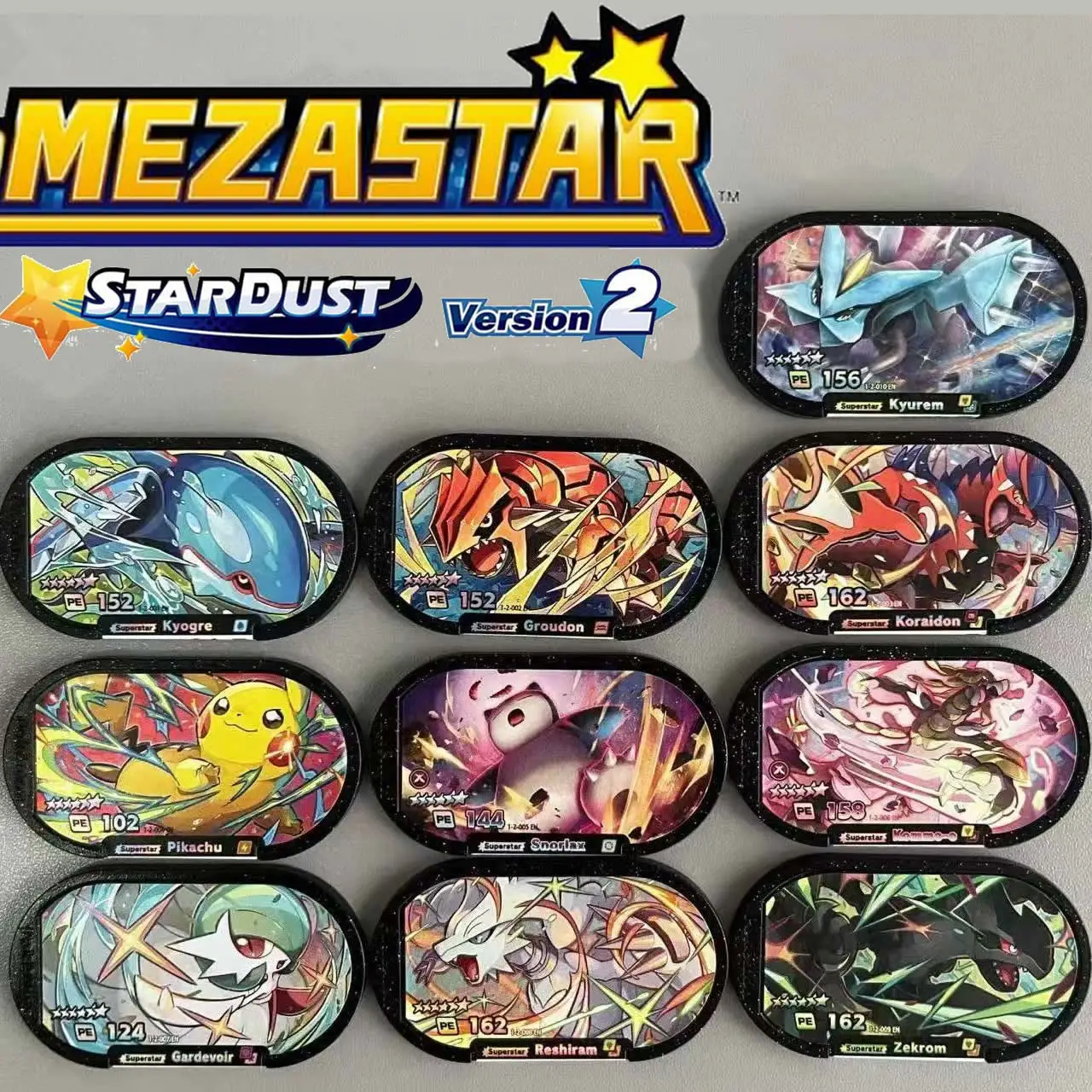 6 Star Mezastar StarDust Version1 2 Disk Card Superstar Fit For ...