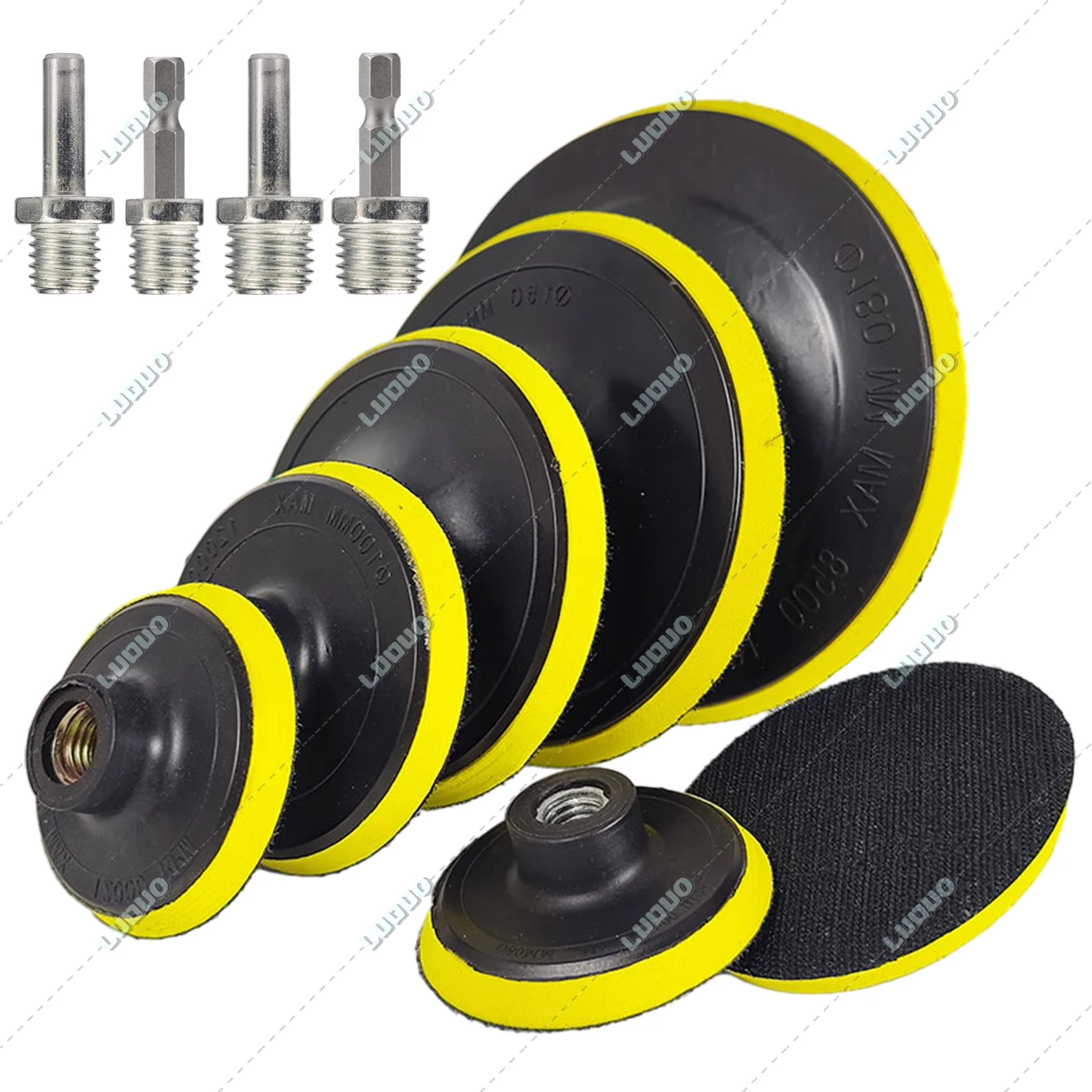 Polishing-Pad-Backing-Plate-Sandpaper-Disc-Buffing-Pad-M10-M14-Thread ...