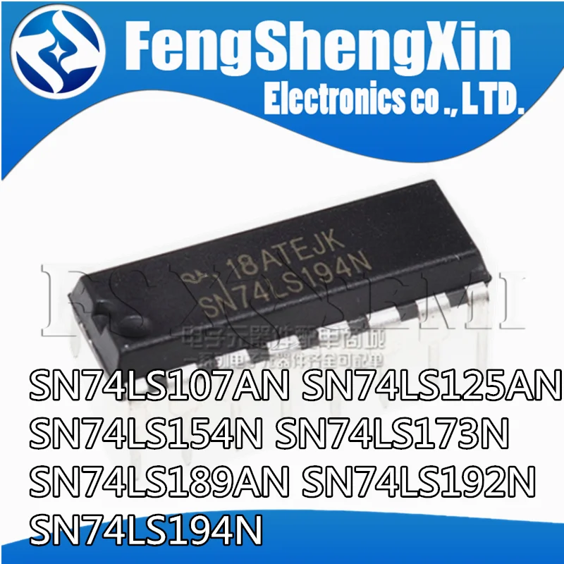 5PCS SN74LS189AN 74LS189 DIP 16 DIP SN74LS189N SN74LS107AN 74LS107 ...
